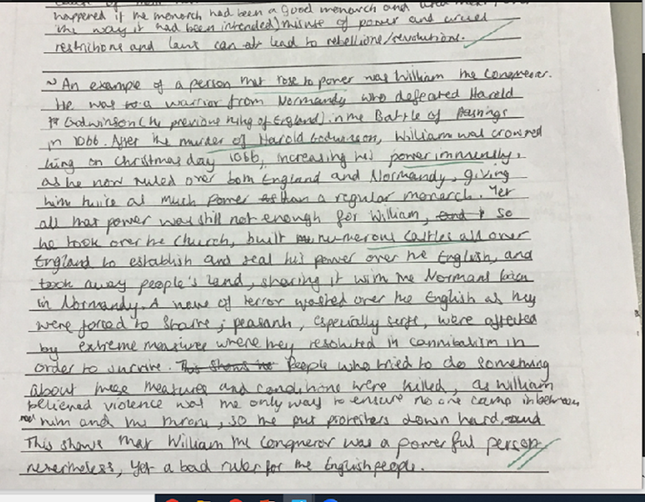 Assessment at KS3 in History – OBHD